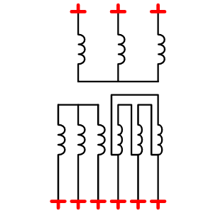 Prefab Circuits | Star Delta Power (Vertical)