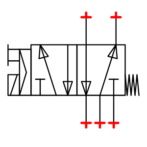 3/2 NO, Spring Return